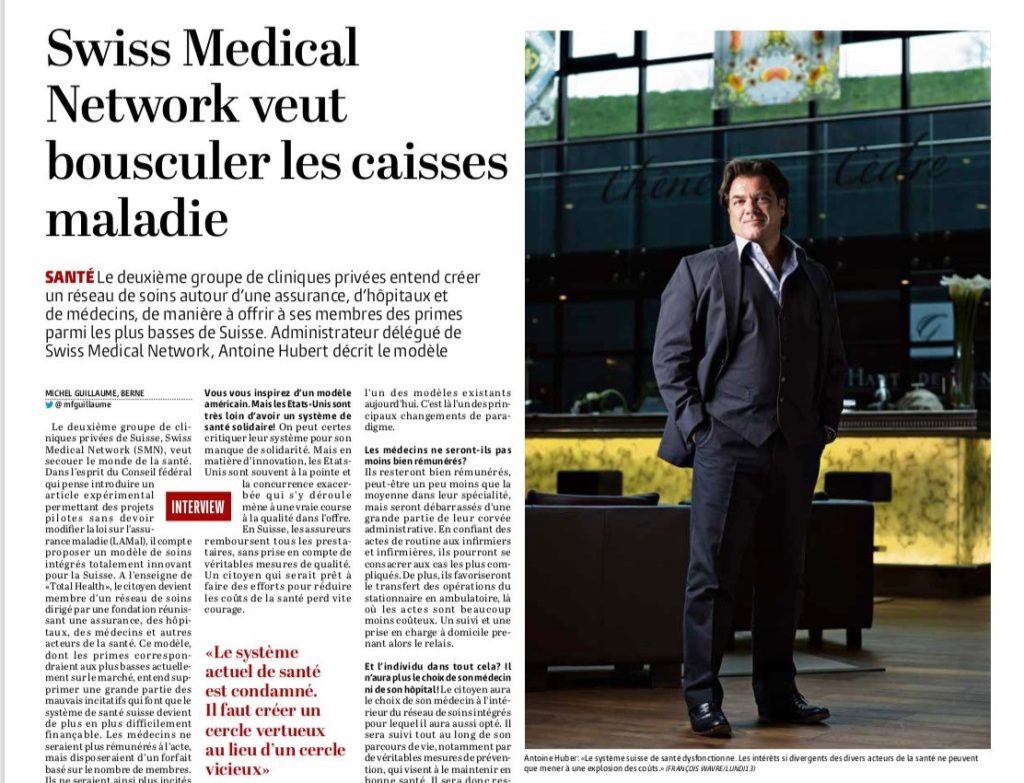 Proposing changes in the Swiss health insurance system - KP ...